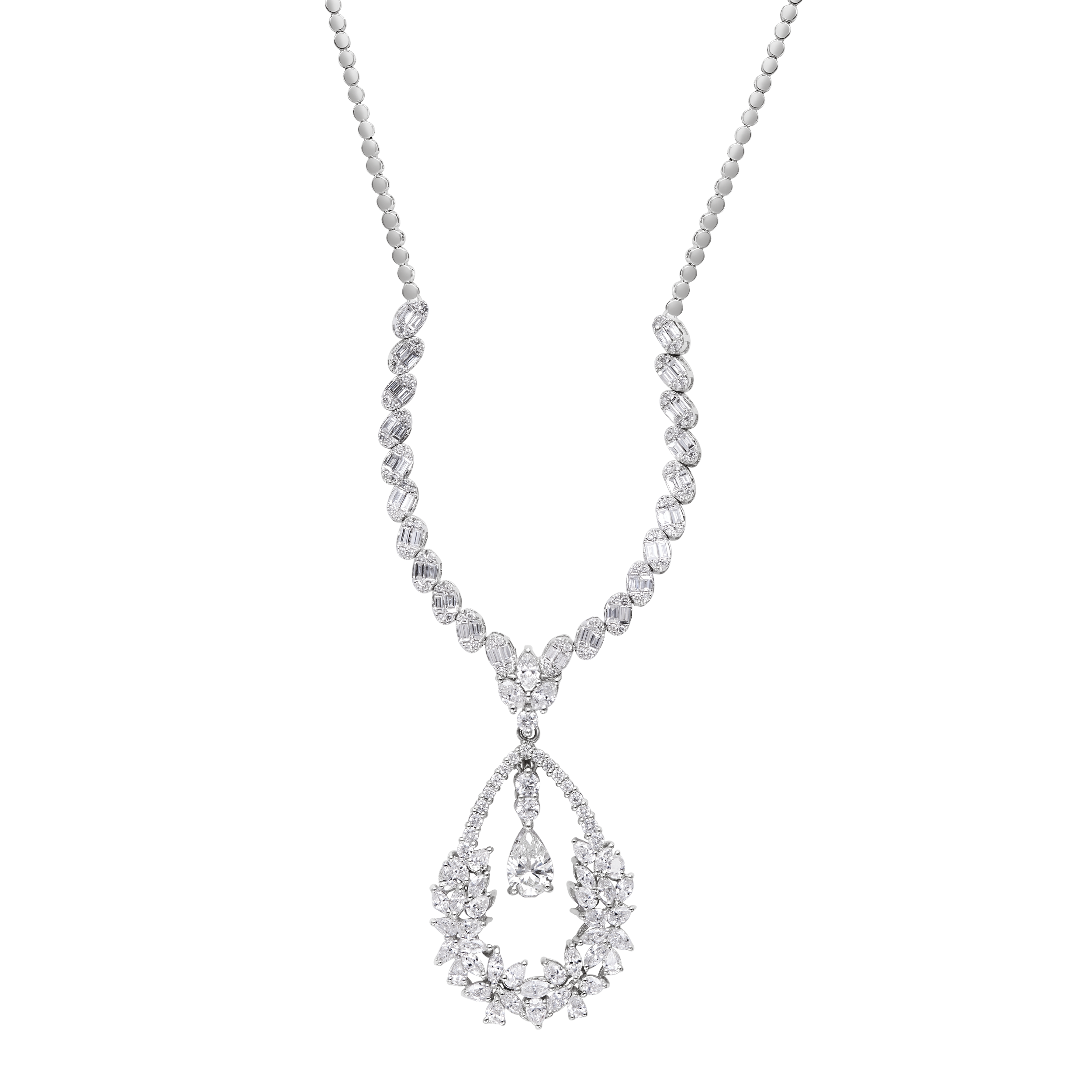 Necklace White Diamonds – The Art Zone